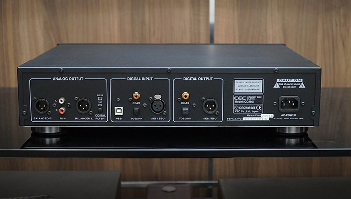 CD kiêm giải mã CEC 3800 - CD giải mã đa dụng từ CEC Japan